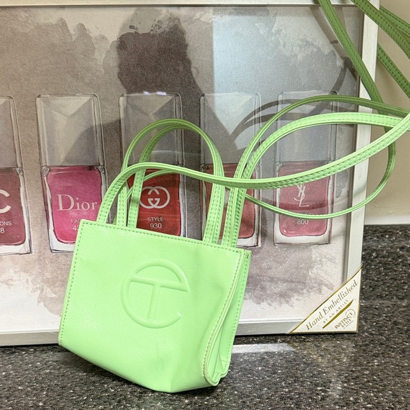 Telfar | Bags | Telfar Neon Green Mini Bag | Poshmark